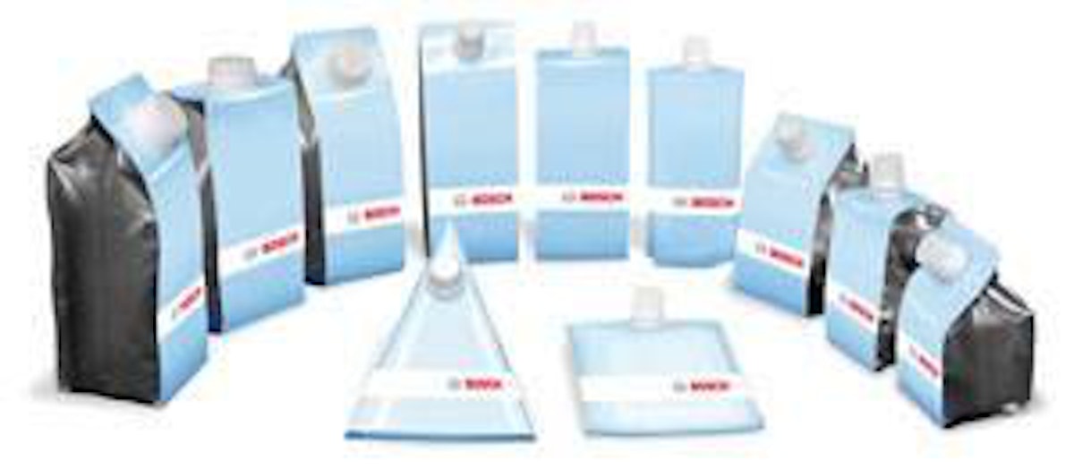 Bosch Pack SurePouch stand-up flexible packs From: Bosch Packaging ...