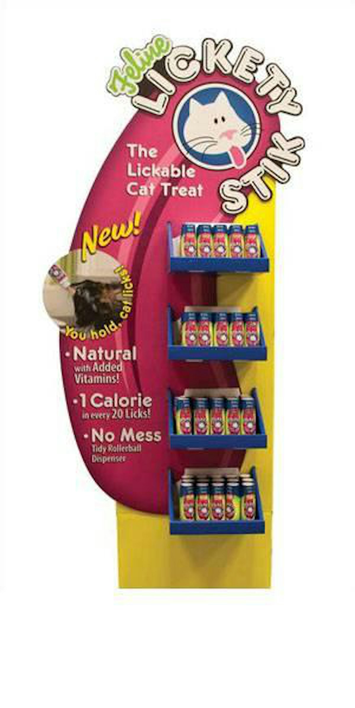 PetSafe Feline Lickety Stik store displays | PetfoodIndustry