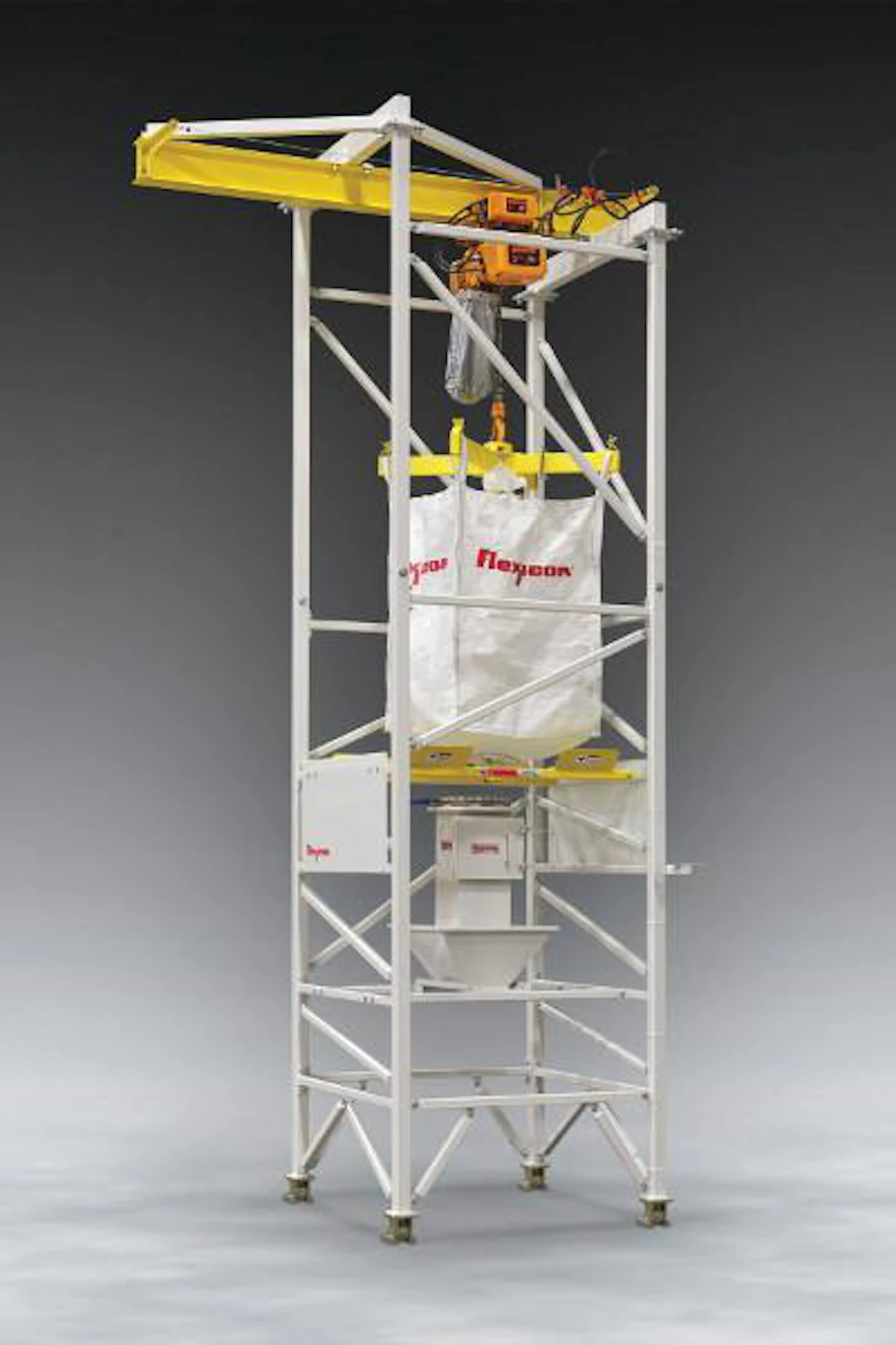 Flexicon seismic-braced BULK-OUT bag weigh batch unloader From ...