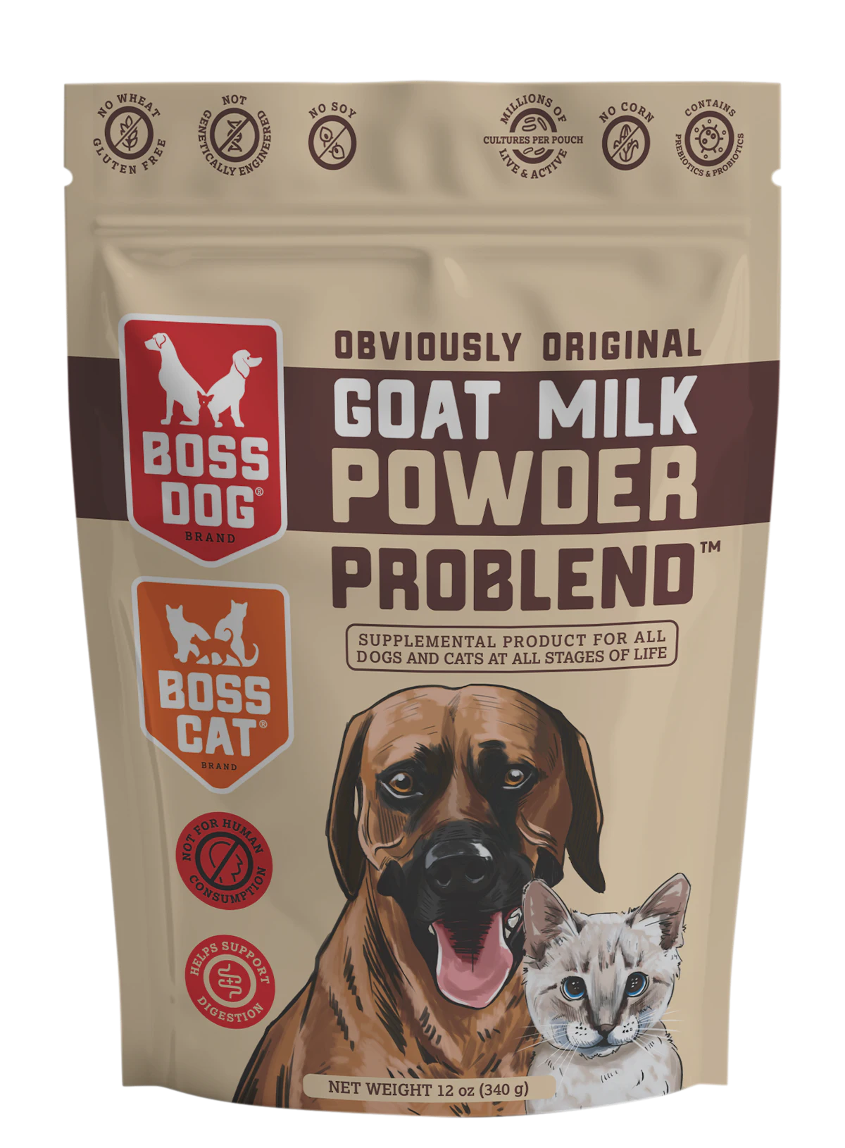 Boss Dog & Boss Cat Goat Milk Powder Problend From: Boss Nation Brands ...