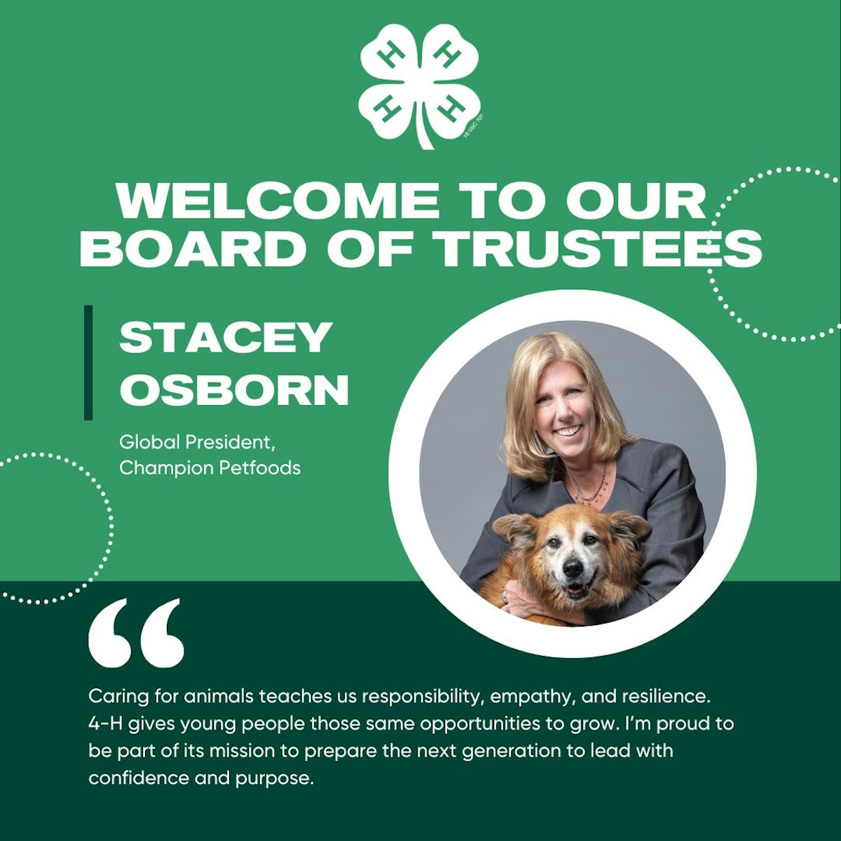 Champion Petfoods president joins National 4-H Council board | PetfoodIndustry
